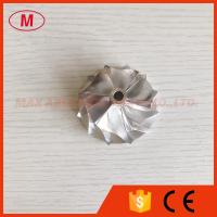 China RHF5 43.40/56.00mm 6+6 blades turbo milling/aluminum 2618/billet compressor wheel for sale