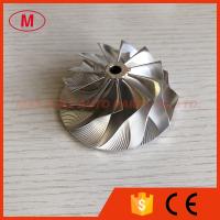China GT2867 reverse 49.70/67.40mm 11+0 Blades turbo aluminum 2618/milling/billet compressor wheel for Racing for sale