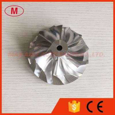 China GT45 76.56/102.36mm 6+6Blades turbo aluminum 2618/milling/Billet compressor wheel for sale