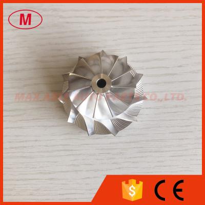 China RHV4 Forward 38.21/52.50mm 11+0 blades high performance turbo milling/aluminum 2618/billet compressor wheel for sale