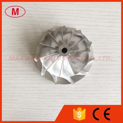 China T04S 58.47/76.07mm 11+0 blades turbo milling/aluminum 2618/billet compressor wheel for Racing for sale