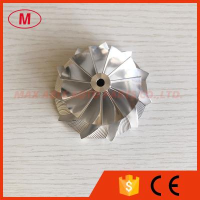 China GT15-25 reverse 53.00/70.00mm 11+0 blades high performance turbo milling/aluminum 2618/billet compressor wheel for sale