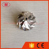 China GT15-25 forward 47.10/63.40mm 6+6 blades high performance turbo milling/aluminum 2618/billet compressor wheel for sale