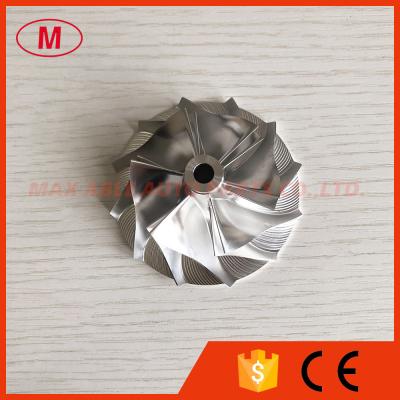 China CT26 51.17/71.00mm 6+6 blades milling/aluminum 2618/billet compressor wheel for racing for sale