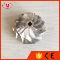 China S400 171691 74.53/101.44mm 11+0 blades Turbo milling/aluminum 2618/billet compressor wheel for sale