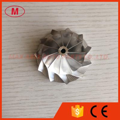 China K04 45.78/61.98mm 11+0 blades high performance turbo milling/aluminum 2618/billet compressor wheel for sale