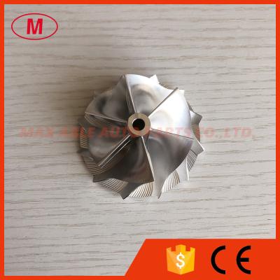 China TD04HL 20T reverse 49189-x 6+6 blades 47.04/58.00mm performance milling/aluminum 2618/billet compressor wheel for sale