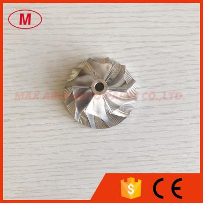 China HT18 44.00/62.89mm 6+6 blades high performance Turbocharger milling/aluminum 2618/billet compressor wheel for Mazda RX7 for sale