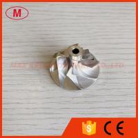 China RHF3 25.50/36.95mm 4+4 blades milling/aluminum 2618/Billet compressor wheel for CIFU for sale