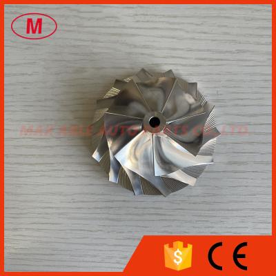 China GT15-25 50.33/70.98mm 7+7blades turbocharger milling/aluminum 2618/billet compressor wheel for sale
