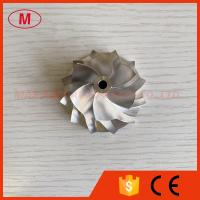 China GT15-25 6+6 blades 41.52/56.02mm 701374-0001/701374-0006 performance point milling air curve billet compressor wheel for sale