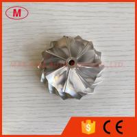 China TD04 51.03/62.00mm 7+7 blades Turbo aluminum 2618/milling/ billet compressor wheel for sale