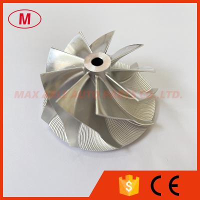 China TD03 39.10/46.00mm 9+0 blades high performance turbocharger milling/aluminum 2618/billet compressor wheel for sale