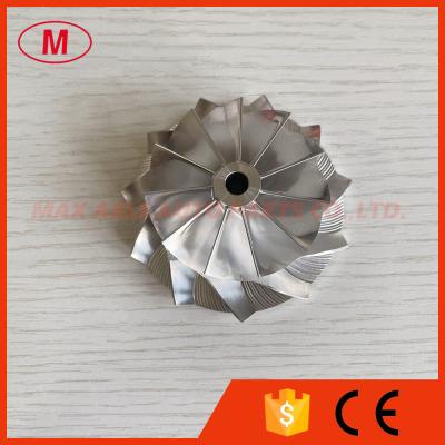 China T04B 51.65/69.96mm 11+0 blades 409179-0023 14201-Z5601 Turbo Aluminum 2618/milling/billet compressor wheel for sale