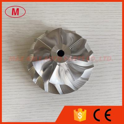 China TD08L 67.53/92.00mm 7+7blades turbo aluminum 2618/milling/billet compressor wheel for 14201-00Z2C 49134-01810 for sale