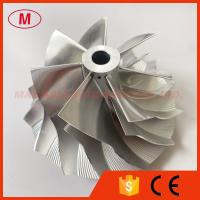 China S400 78.23/106.20mm 7+7 blades Turbo milling/aluminum 2618/billet compressor wheel for sale