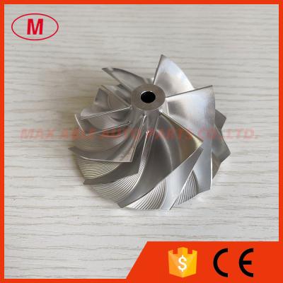 China GT30 reverse 56.00/71.40mm 6+6 blades high performance Turbocharger milling/aluminum 2618/Billet compressor wheel for sale