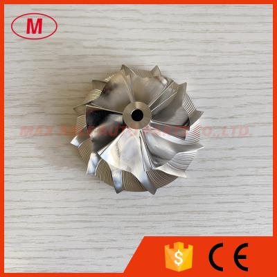 China GT15-25 6+6 blades 45.80/63.50mm turbo milling/aluminum 2618/billet compressor wheel for sale