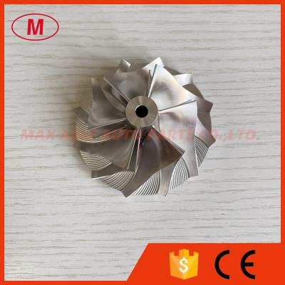 China GT15-25 reverse 48.30/68.01mm 6+6 blades high performance milling/billet compressor wheel for sale