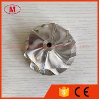 China GT3037 452708-0001 6+6 blades 57.04/76.13mm bore:5.99 turbo milling/alumunum 2618/billet compressor wheel for 700382-12 for sale