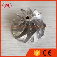 China GTX3071 reverse XX8849-2 54.06/71.40mm 11+0blades performance bore:6.01 aluminum 2618/billet compressor wheel for sale