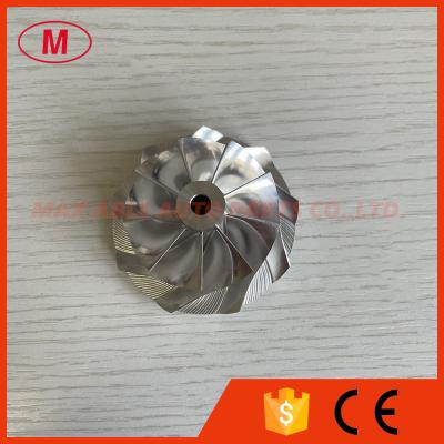 China MGT2056 reverse 1217-02 42.27/56.02mm 9+0 Blades turbo aluminum 2618/Milling/billet compressor wheel for 851676-0004 for sale