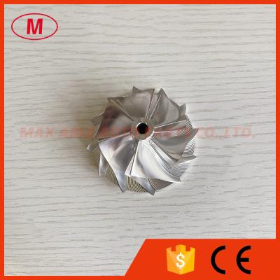 China CT26 47.10/60.13mm 6+6 blades high performane Turbo aluminum 2618/milling/Billet compressor wheel for sale