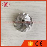 China RHF3 reverse 38.00/52.00mm 6+6 blades high performance turbocharger milling/aluminum 2618/billet compressor wheel for sale