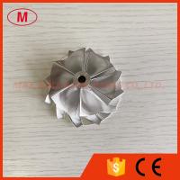 China K16 5324-123-2202 49.52/61.98mm 6+6 blades high performance milling/aluminum 2618/billet compressor wheel for sale