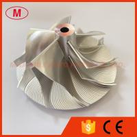 China GT15-25 52.02/71.94mm 5+5 Blades turbo aluminum 2618/Milling/billet compressor wheel for sale