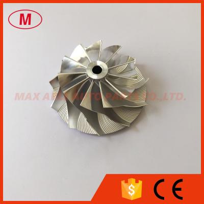 China GTA15-25 42.00/56.02mm 11+0 blades FORWARD turbocharger milling/aluminum 2618/billet compressor wheel for sale