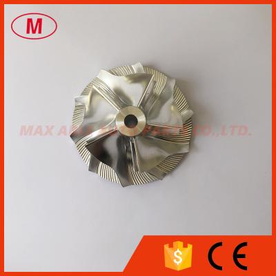 China TD05H forward 51.20/69.10mm 5+5 blades Turbocharger milling/aluminum 2618/billet compressor wheel for sale