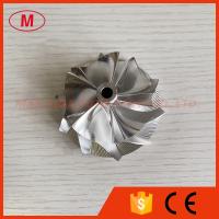 China RHF55 5+5 blades 52.00/68.01mm high performance turbo milling/aluminum 2618/billet compressor wheel for sale