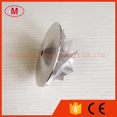 China HX35 forward 3599649 54.00/77.98mm 7+7 blades point milling turbo milling/aluminum 2618/billet compressor wheel for sale