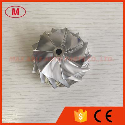 China RHF5HB 54.06/71.40mm 7+7 Blades high performance slimnose aluminum 2618/billet compressor wheel FOR racing for sale
