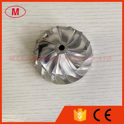 China T04S 55.01/76.00mm 7+7 blades turbo aluminum 2618/milling/billet compressor wheel for sale