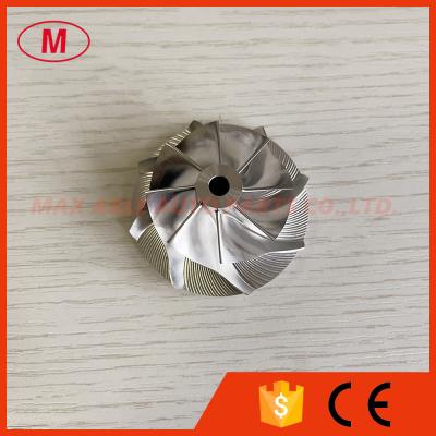 China GT15-25 forward 37.50/52.00mm 8+0 blades high performance turbo milling/aluminum 2618/billet compressor wheel for sale