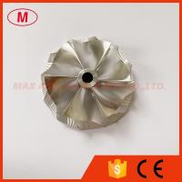 China T3 51.00/65.50mm 6+6 blades Turbo Aluminum 2618/milling/billet compressor wheel for sale