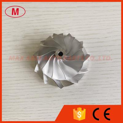 China K04 11+0 blades 48.50/61.00mm Point Milling Snake Curve Performance Twisted Blade Design billet compressor wheel for sale