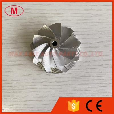 China TD04HL 20T 49189-X 47.04/58.00mm 9+0 blades point milling Turbocharger milling/aluminum 2618/billet compressor wheel for sale