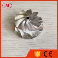 China TD04HL 20T 49189-X 47.04/58.00mm 9+0 blades point milling Turbocharger milling/aluminum 2618/billet compressor wheel for sale
