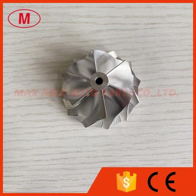 China GT12 reverse 39.20/49.00mm 6+6blades high performance Turbo milling/aluminum 2618/billet compressor wheel for sale