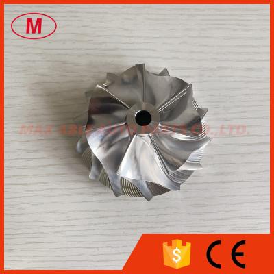 China T60 60-1BS 59.07/76.07mm 7+7 blades high blade turbo milling/aluminum 2618/billet compressor wheel for Turbonetics for sale