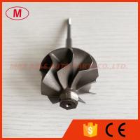 China TD03 35X40mm 9 blades reverse closed fin journal bearing turbo turbine shaft wheel for sale