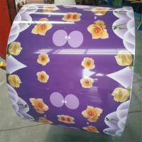 China Dx51d Dx52D PPGI Steel Coils Customized Prepainted Color Coated 1250mm for sale