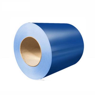 China Galvanized PPGI Steel Color Coated Coils Blue 0.35mm 0.37mm 1250mm for sale