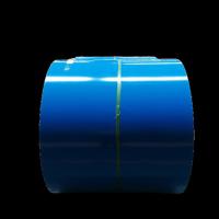 China Galvanized PPGI Steel Color Coated Coils Blue 0.35mm 0.37mm 1250mm for sale