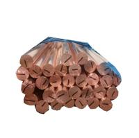China 8mm Diameter 99.9%  T1 T2 Solid Copper Bar  Yellow Cu Bar  H62 H59 Red Copper Tu1 Tu2 Pure Copper Bar for sale