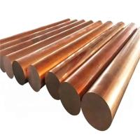 China Copper Bar Rod red copper 99.9% Custom size T1 T2 High Quality C3604 brass rod Copper Alloy Bar for sale