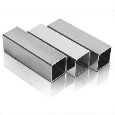 China 2B BA HL Polished 201 304 316 Stainless Steel Square Pipe SS Rectangular Round Tubing for sale